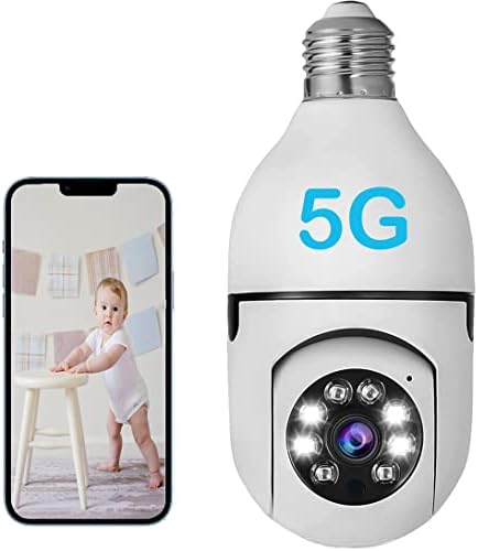 Amazon.com : ADAPIDAE 5G Light Bulb Security Camera, Home Camera ...