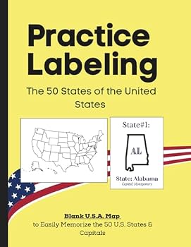 Practice Labeling The 50 States of the... book by Leon Kennedy