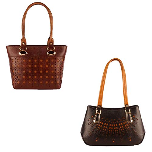 SET OF TWO LEATHER BAG COMBOS : Amazon.in: Shoes & Handbags