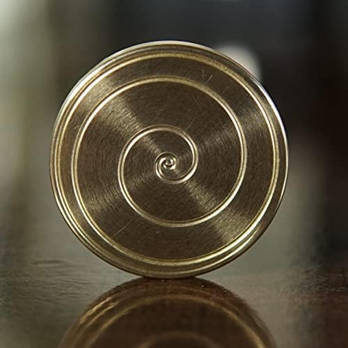 Buy CuteBUZZ™ Kinetic Spinning Toy - Coin Spinner (Brass Without Stand ...