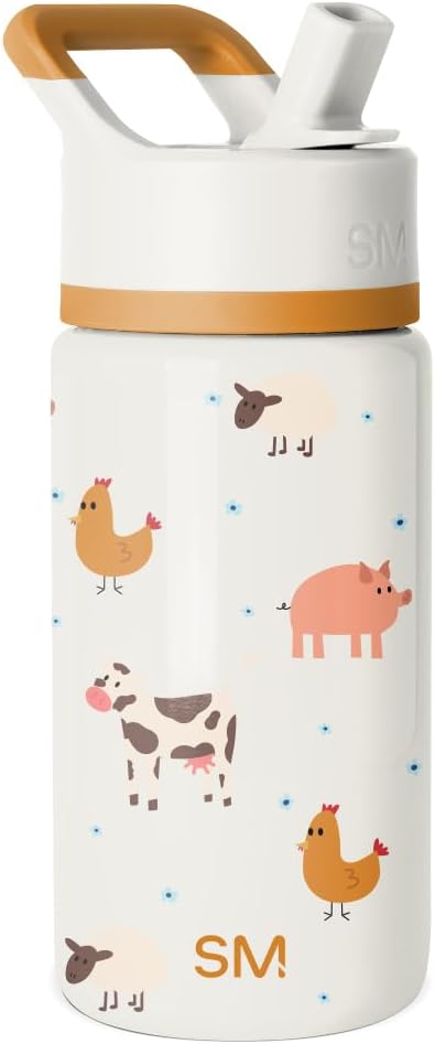 Amazon.com: Simple Modern Kids Summit Water Bottle with Straw Lid ...