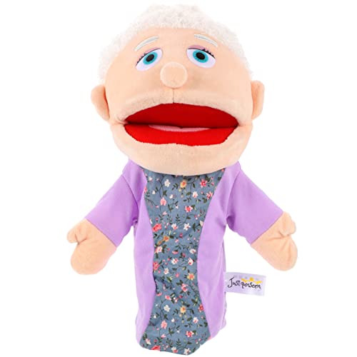 ibasenice Hand Puppets Storytime Figure Puppets Grandma Puppet Toys ...