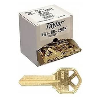Kw1 Key Blanks 5 Pin For Kwikset - 250/Bx - Amazon.com