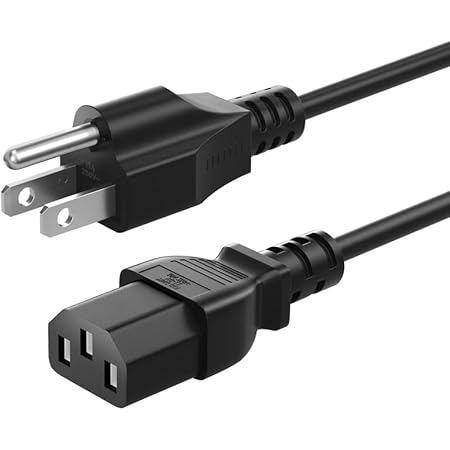 Amazon.com: 10FT Monitor Power Cord, 10a 125v Power Cord, QYD 3 Prong ...