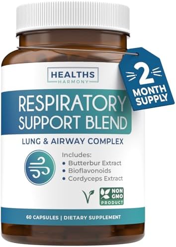 Amazon.com: Healthy Lungs 120 Capsules - Improve Lung Function, Breathe ...