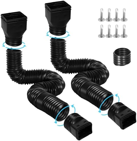 Amazon.com: Flex-Drain 51910 Flexible/Expandable Landscaping Drain Pipe ...