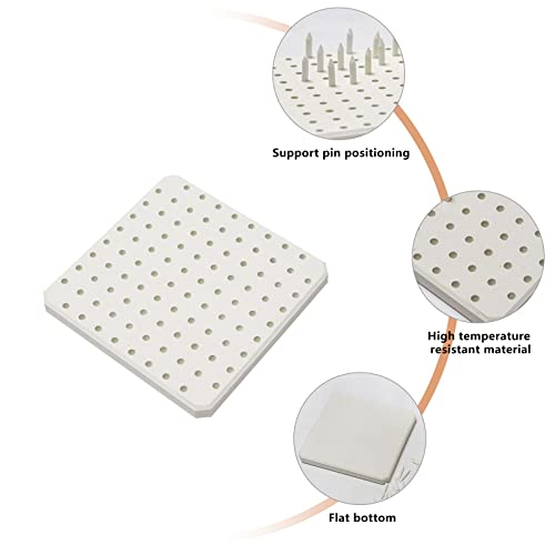 Snapklik.com : Ceramic Refractory Pad, 96 Points Bar Stilt Pottery Kiln ...