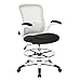 Amazon.com: Office Star DC Series Mesh Back Drafting Chair with Padded ...