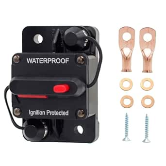 Breaker Switches,Car Stereo Audio Inline Fuse Block Holders Inverter ...