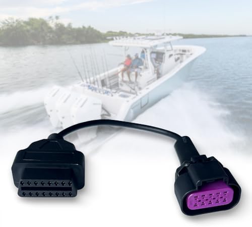 DTS for Mercury for Mercruiser Marine Diagnostic OBD2 Adapter 10 Pin ...