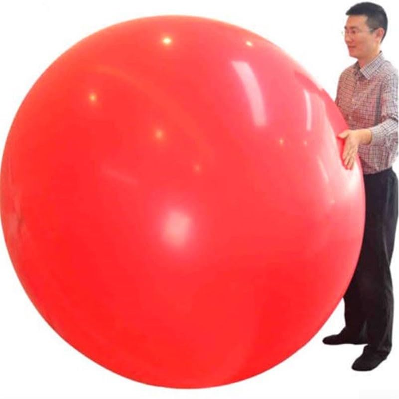 Amazon.com: 72 Inch Giant Balloons Big Round Latex Balloon, Heavy Duty ...