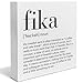Amazon.com: Fika Definition Decor Gift for Friends Colleagues Swedish ...