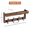 Amazon.com: dreampossible Coat Rack Wall Mount with Shelf, Coat Hanger Wall Mount with Key Hooks ...