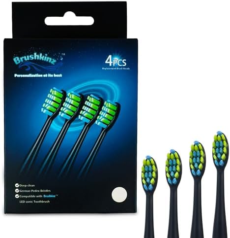 Amazon.com: BRUSHKINZ Replacement Toothbrush Heads - German Pedex ...