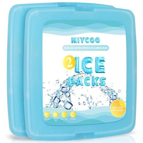 Snapklik.com : MIYCOO Cool Coolers Reusable Slim Ice Packs For Lunch ...