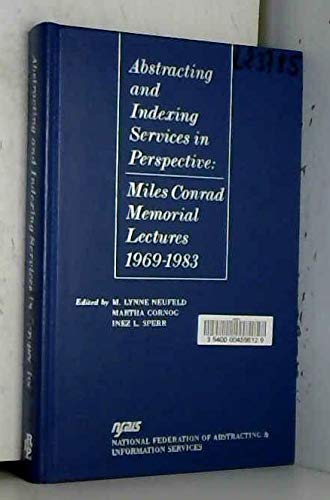 Amazon.com: Abstracting and Indexing Services in Perspective ...
