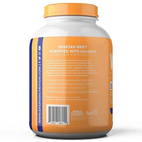 Spartan Whey Protein Powder, Blueberry Muffin 5 lbs -$15.37(78% Off ...