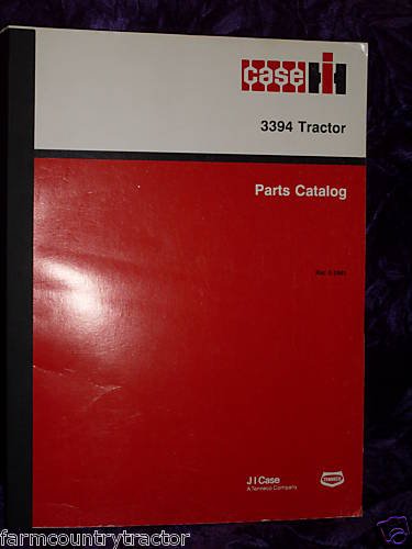 Case 3394 Tractor OEM Parts Manual: Case 3394: Amazon.com: Books