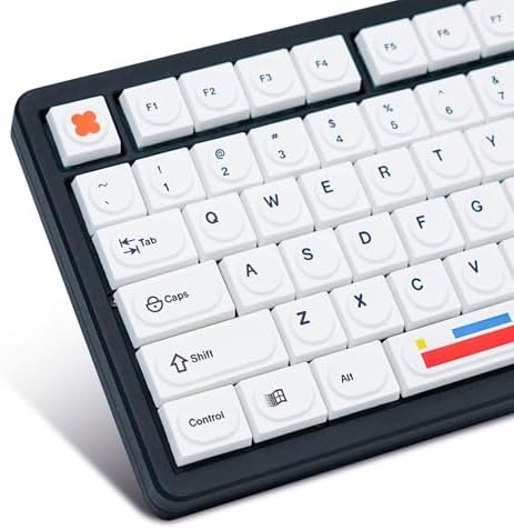 Amazon.com: Chocfox Ultra Thin PBT Keycaps, 134 Keys Low Profile Set ...