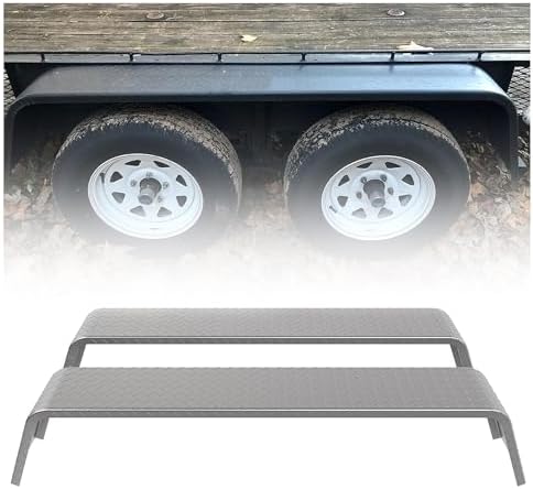 Amazon.com: Migoda 2 Pack Trailer Fenders, Durable 14 Gauge Steel ...