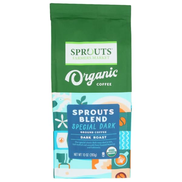 Amazon.com : Generic Sprouts Organic Blend Special Dark Ground Coffee ...