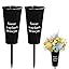 Amazon.com: AOFOX Metal Cemetery Vases, 2 Pcs Metal Grave Memorial ...