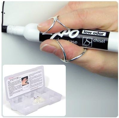 Amazon.com: V-Splint Finger Rings - KIT, Large, Measuring Rings, 14 ...