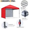Amazon.com : COOSHADE Pop Up Canopy Tent 8x8Ft Outdoor Festival ...