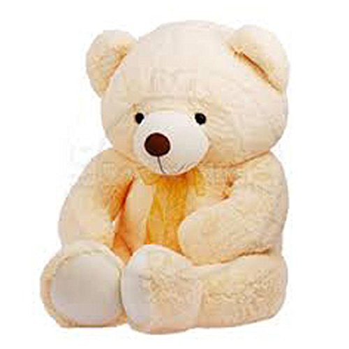 Buy Generic Stuffed Big Teady Bear Cream Colour for Birthday Gift ...