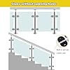 HMDKRQQ Glass Railing Posts -304 Stainless-Steel Railing Post Post ...