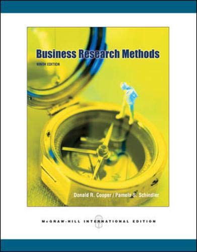 Business Research Methods (McGraw-Hill/Irwin Series. Operation): Donald ...
