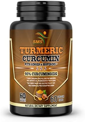 Amazon.com: Turmeric Curcumin with Ginger, BioPerine Black Pepper, 95% Curcuminoids, Natural ...