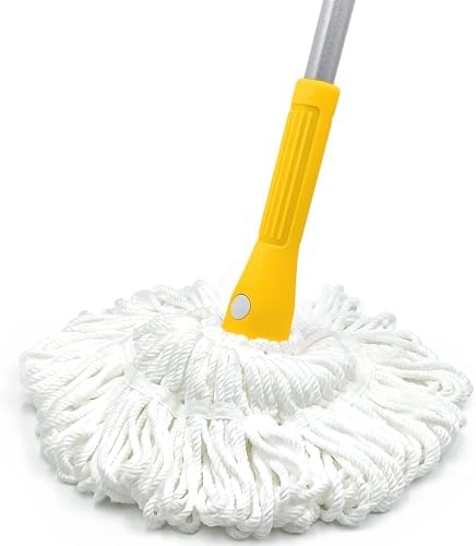 Amazon.com: JEHONN Twist Mop with 57.5 inches Long Handle, Self ...