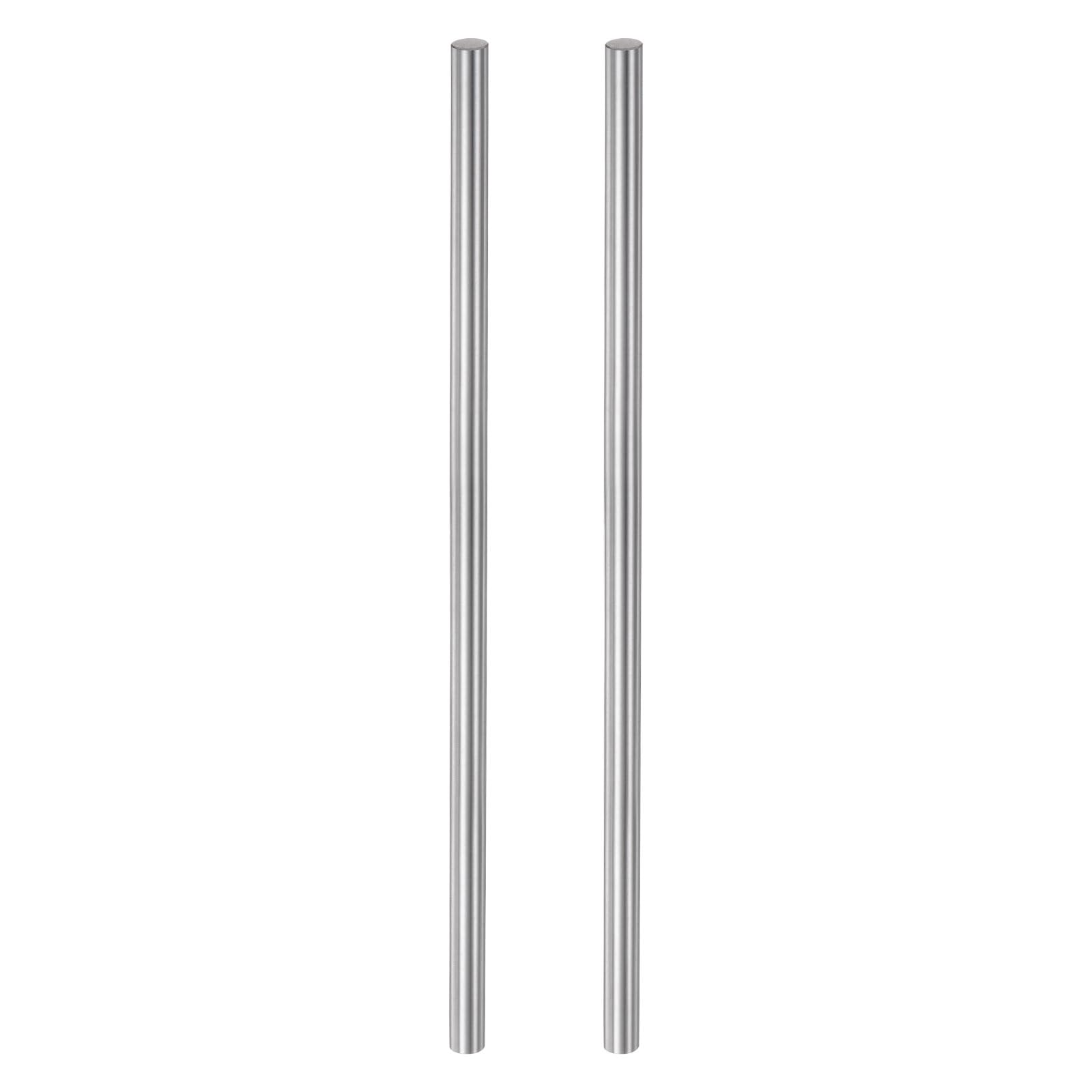 HARFINGTON 2pcs Linear Motion Rod Shaft Guide 8mm x 330mm Bearing Steel ...