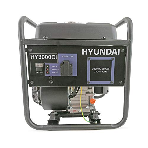 Hyundai Petrol Converter Generator, 3.6kVA, 3000W Portable, Lightweight ...