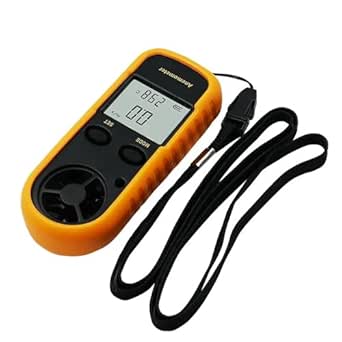 Digital Anemometer 0-30m/s Wind Speed Meter -10~45C Temperature Tester ...