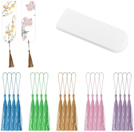 Amazon.com: Acrylic Bookmark Blanks 20Pcs Rectangle Clear Acrylic ...