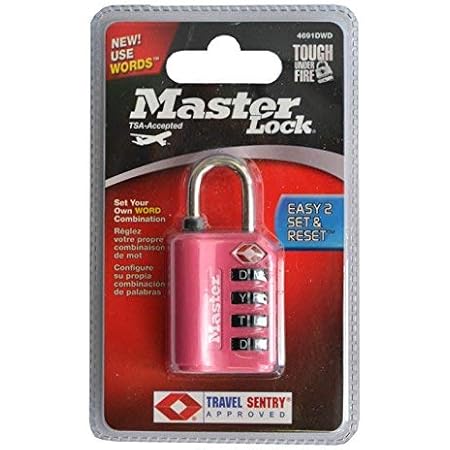 Master Lock Fortress Padlock, Set Your Own Combination Luggage Lock, 1 ...