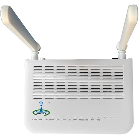 NEPSTECH XPON ONU FTTH Device with Router 1GE+3FE+1POT+1USB+WiFi (NTPL ...