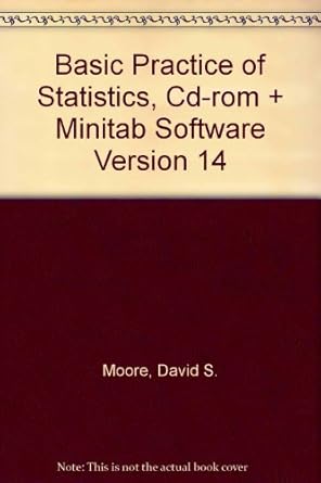 Amazon.com: The Basic Practice of Statistics w/CD & Minitab v.14: ...