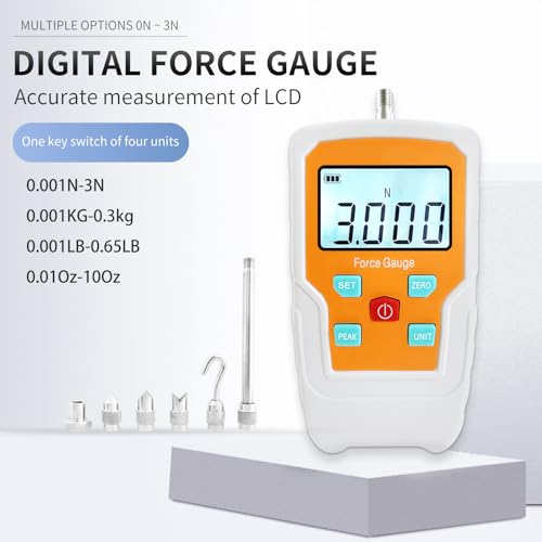 Snapklik.com : Digital Force Gauge Push And Pull Meter Dynamometer ...
