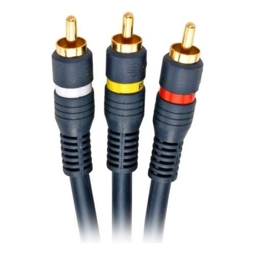 Amazon.com: MaxLLTo Premium 24K Gold Composite 3 RCA (Red, White ...