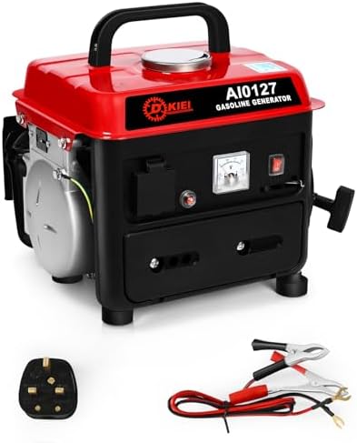 DKIEI 600W Petrol Generator for Home, Outdoor 2-Stroke Portable Small ...