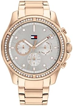 Tommy Hilfiger Quartz Multifunction Black Dial Stainless Steel Strap ...