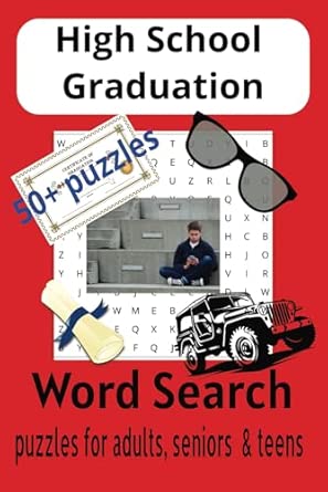 High School Graduation Word Search Puzzle Book: Word Searches with Easy ...