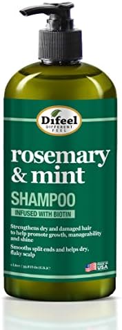 Amazon.com : Difeel Rosemary Mint Strengthening Shampoo with Biotin 33. ...