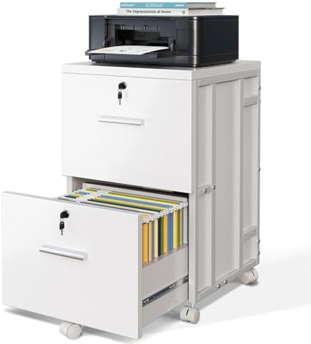 Amazon.com: AODK Mobile File Cabinet Fully Assembled Filing Cabinet for ...