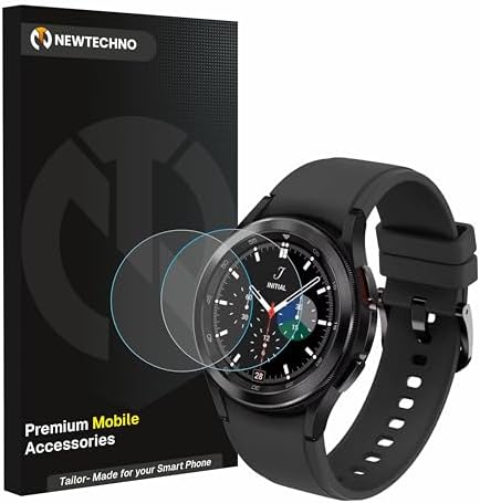 NEWTECHNO Tempered Glass Screen Protector For Samsung Galaxy Watch 4 ...