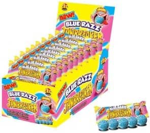 Zed Gum 'Blue Razz' Flavour Jawbreaker 5 Pack x 30 : Amazon.co.uk: Grocery
