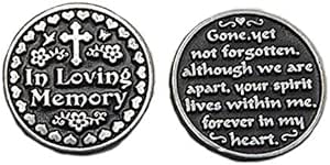 Amazon.com: Set of 6 in Loving Memory Remembrance Pocket Token Coins ...